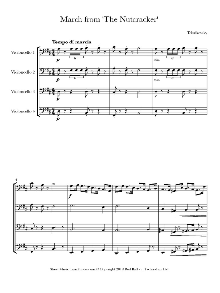March From The Nutcracker | PDF
