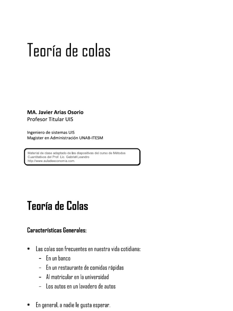 Colas | PDF
