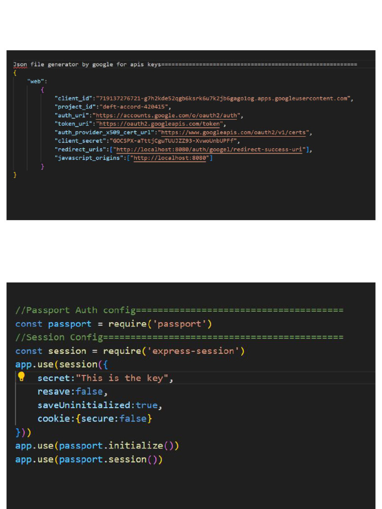 Google Facebook Auth Nodejs | PDF Google Facebook Auth Nodejs | PDF