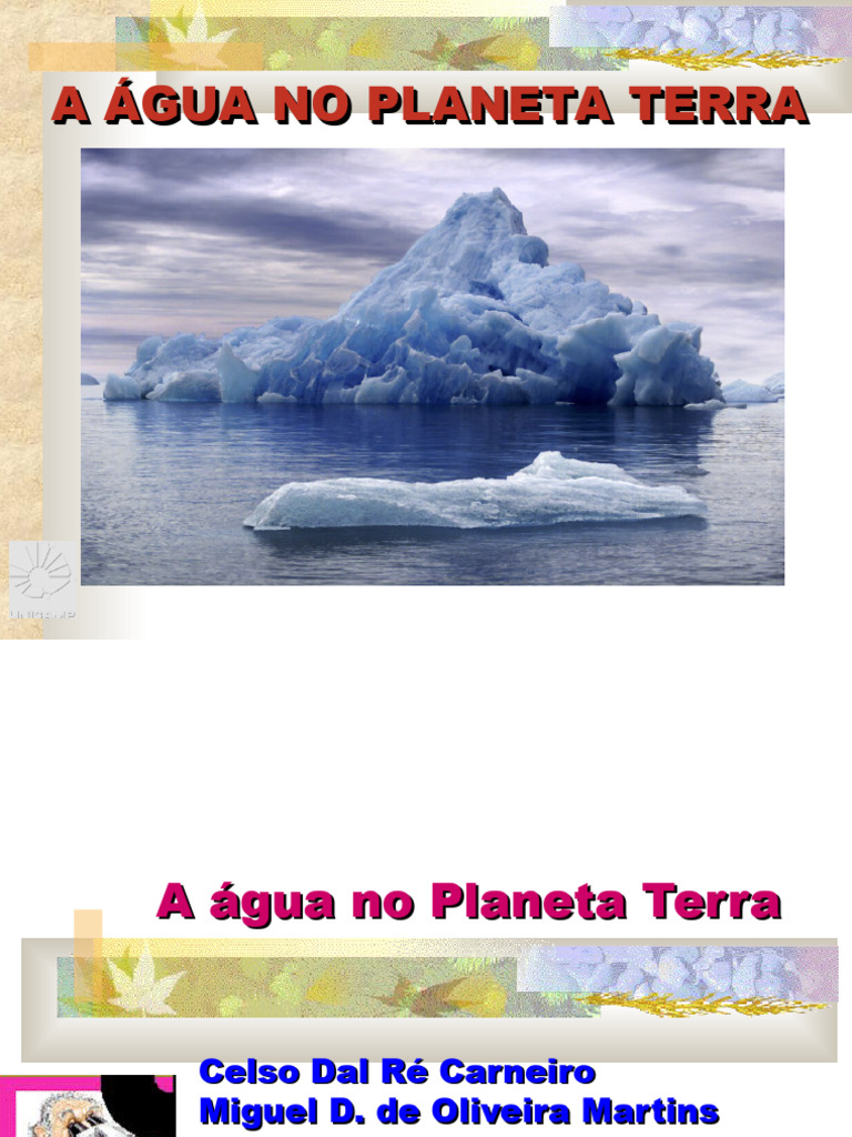 A Água No Planeta Terra | PDF | Água | Ciclo da água