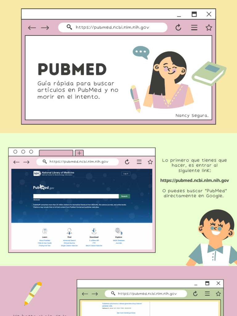 Guía para PubMed | PDF | Relaciones personales, crianza y desarrollo personal