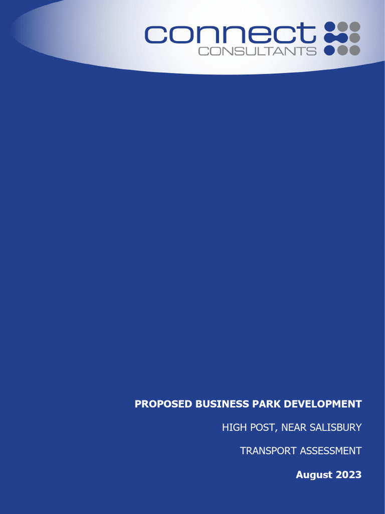 Transport Assessment | PDF | Transport | Parking