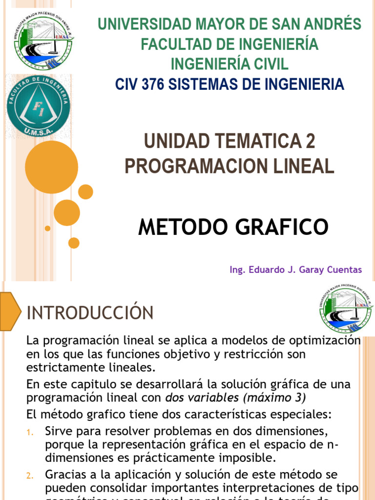 03 Metodo Grafico | PDF | Programación lineal | Optimización Matemática