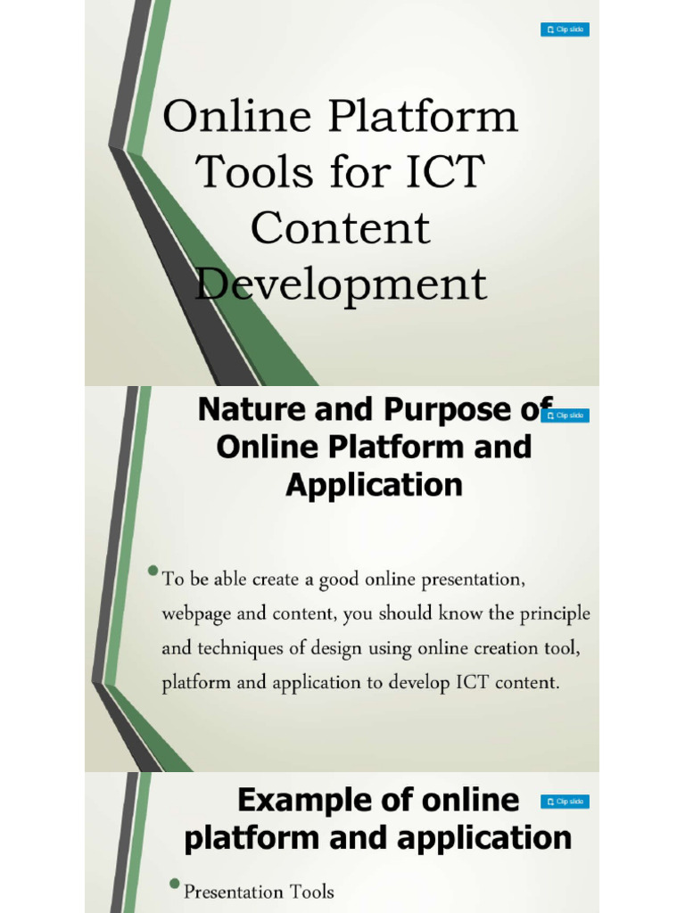 Online Platforms As Tools For ICT Development | PDF