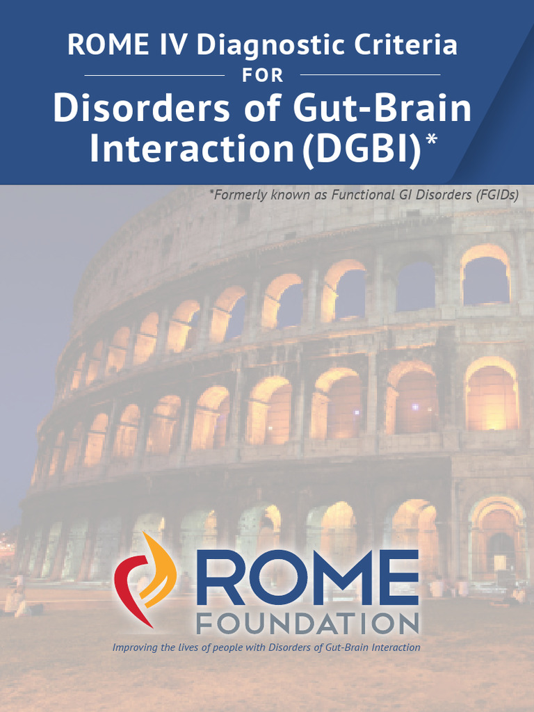 ROME IV Criteria for Gut Disorders | PDF | Irritable Bowel Syndrome ...
