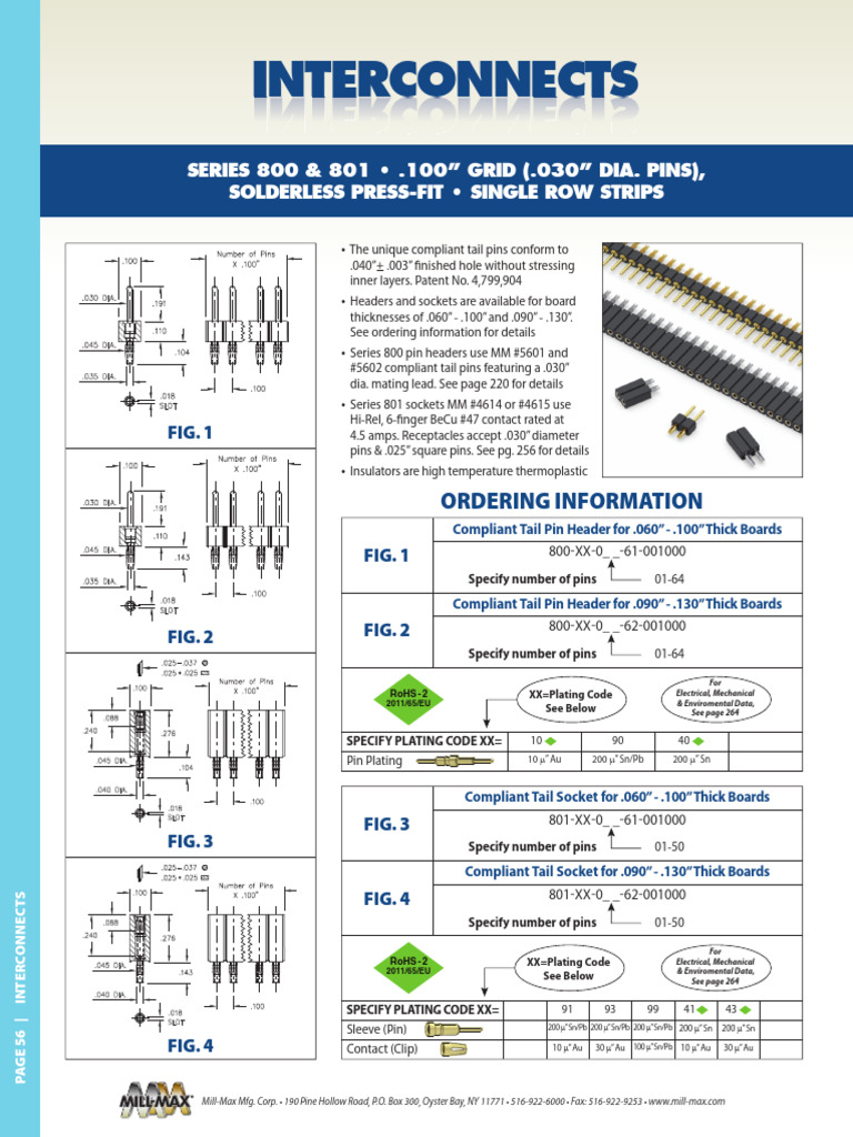 056 | PDF | Electrical Connector | Materials