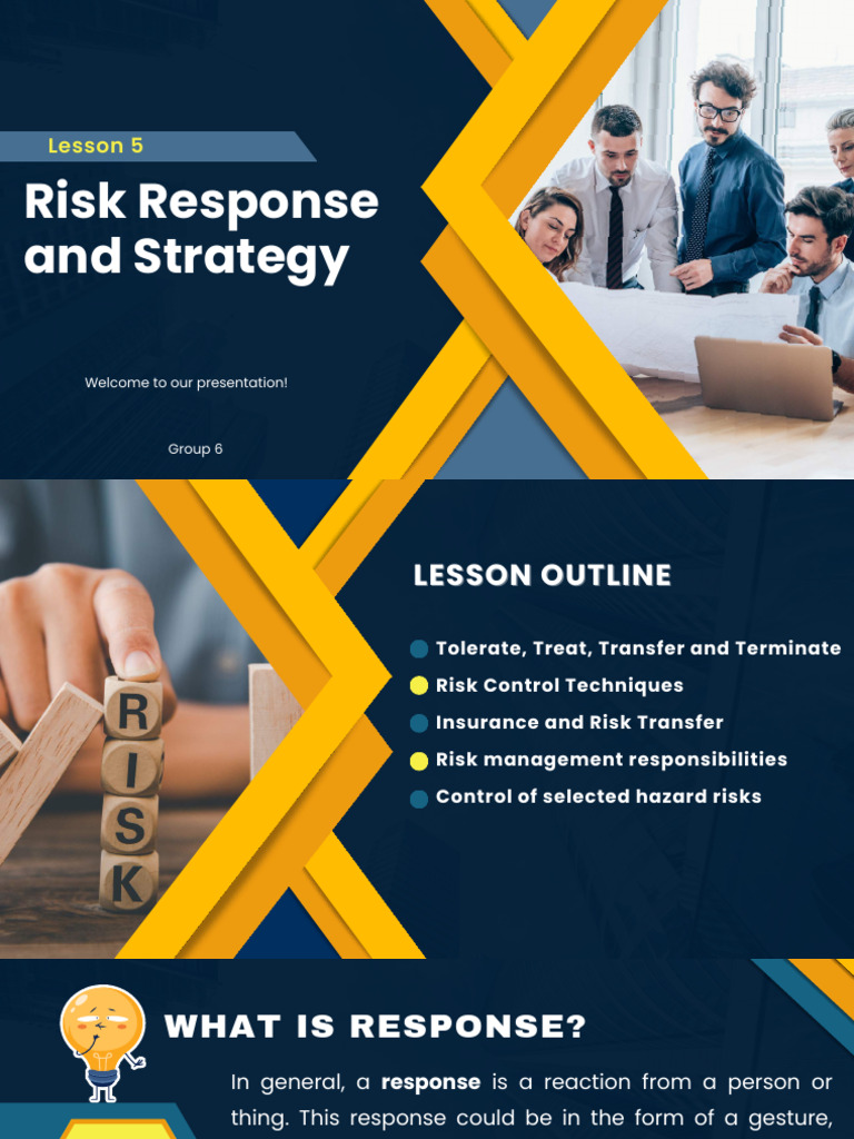 Risk Response Strategies Overview | PDF | Futures Contract | Insurance