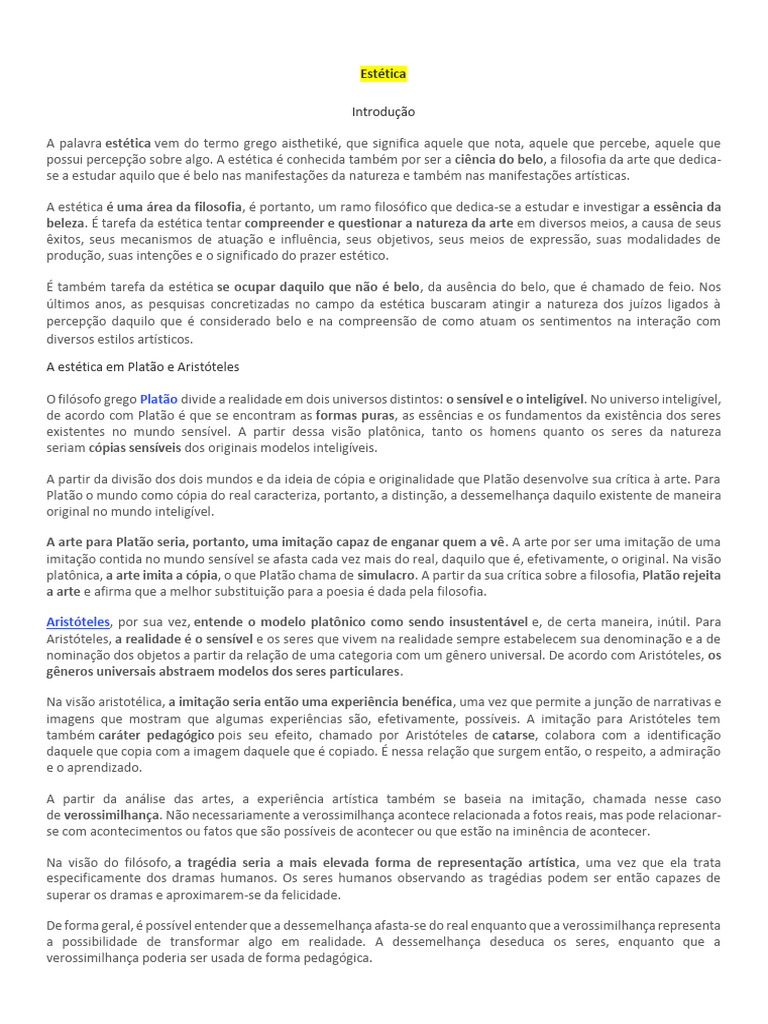 Mapa Mental | PDF | Estética | Beleza