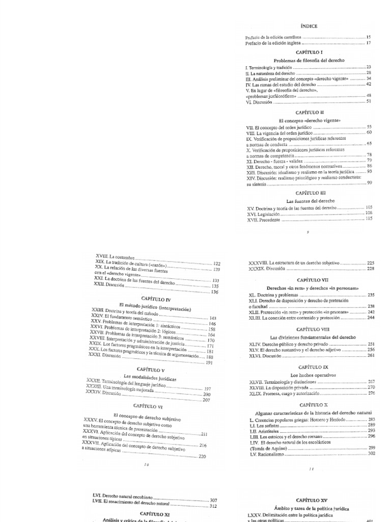 Indice de Sobre El Derecho y La Justicia de Alf Ross | PDF | Filosofía Aplicada | Educación en ...