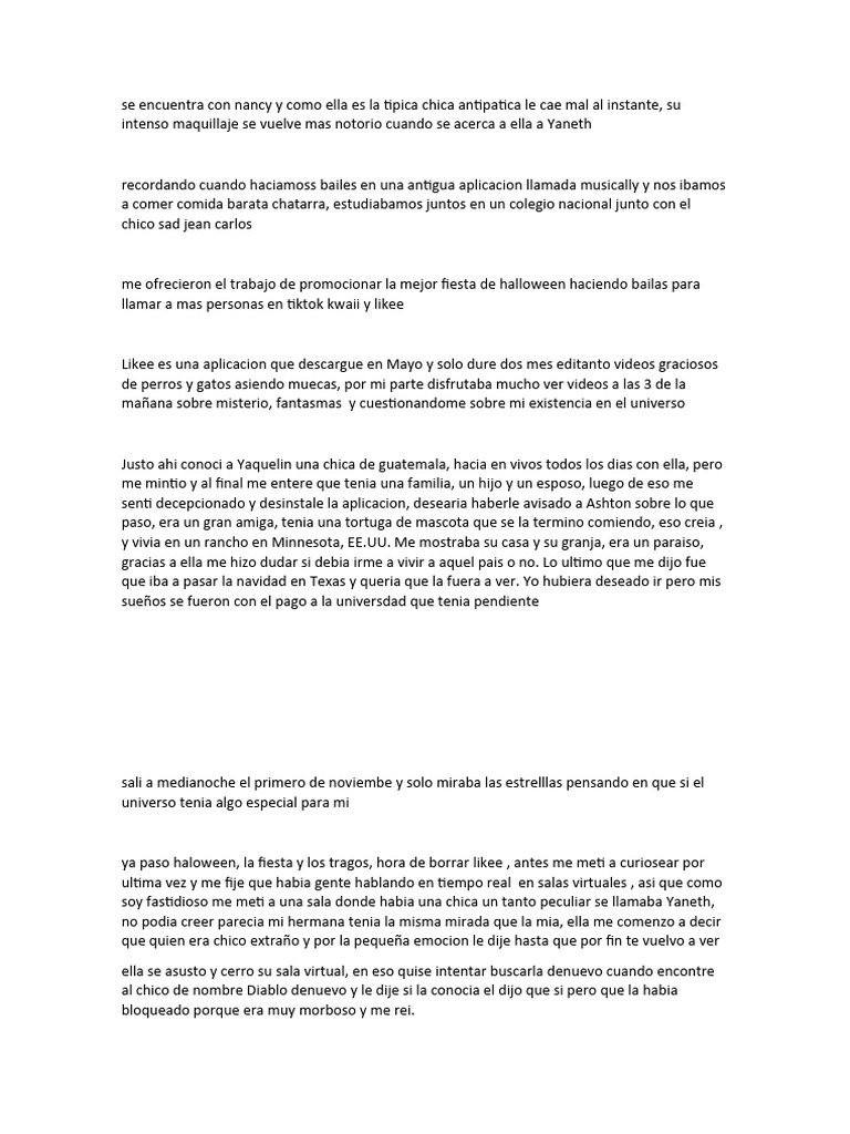 se encuentra con nancy y como ella es la tipica chica antipatica le cae ...