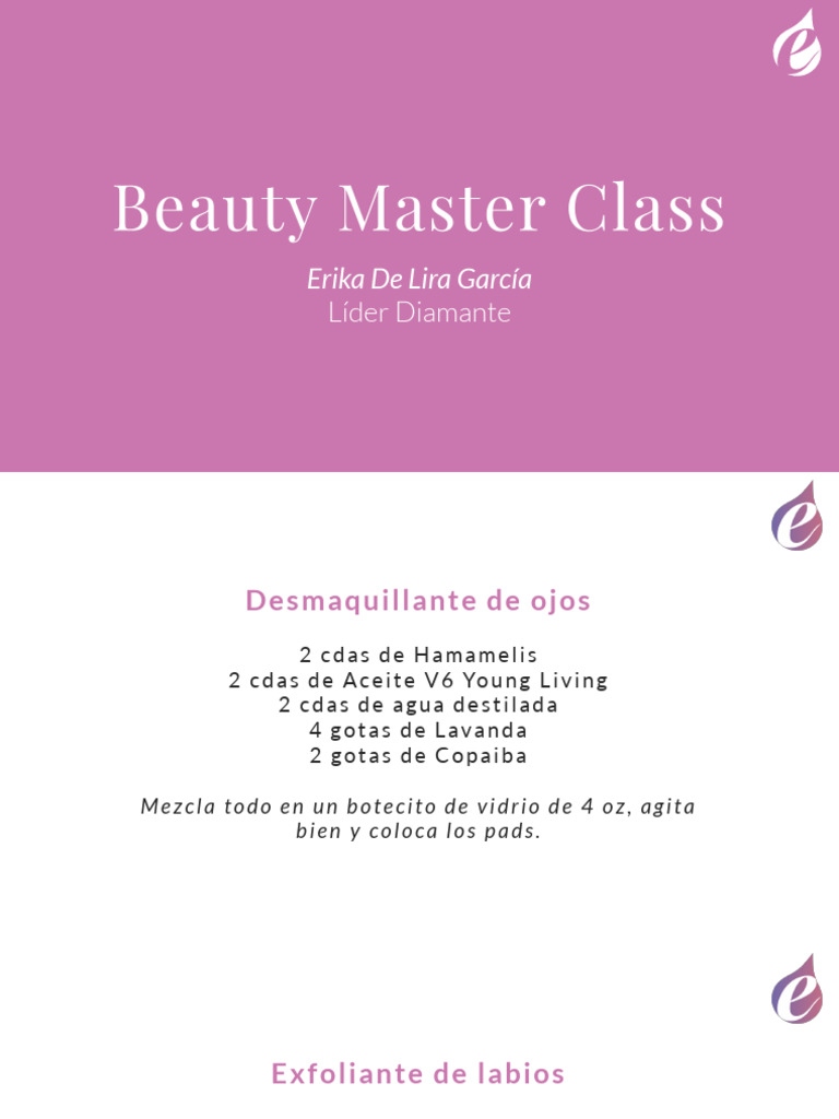 Beauty Master Class | PDF | Alimentos
