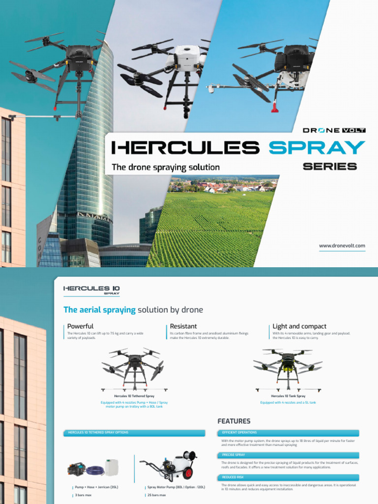 Hercules_Spray_2024_EN | PDF | Unmanned Aerial Vehicle | Lockheed C 130 ...