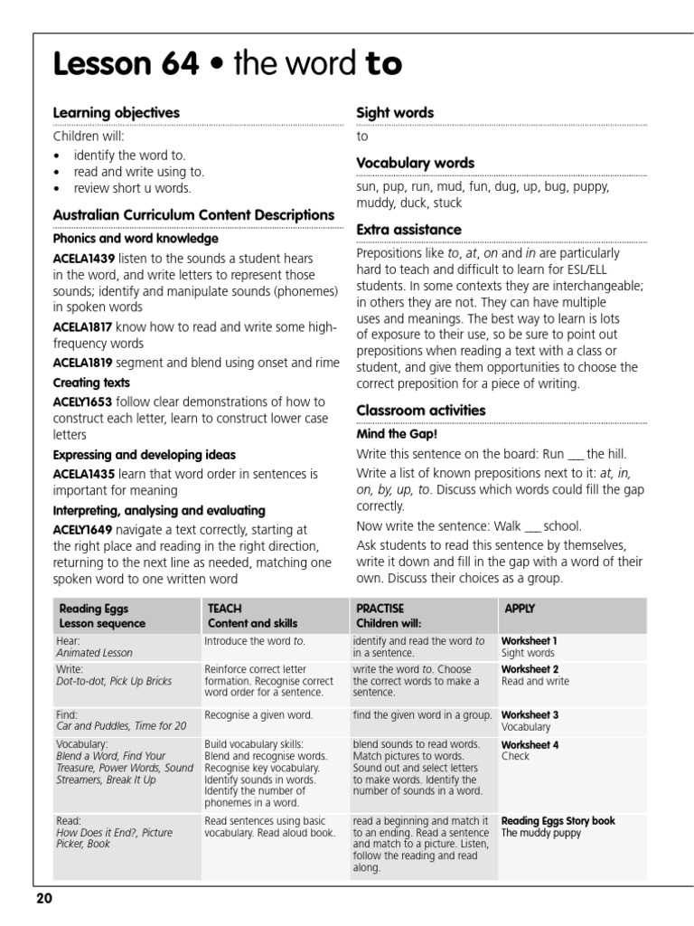 Lesson_64_au | PDF | Cognitive Science | Language Acquisition