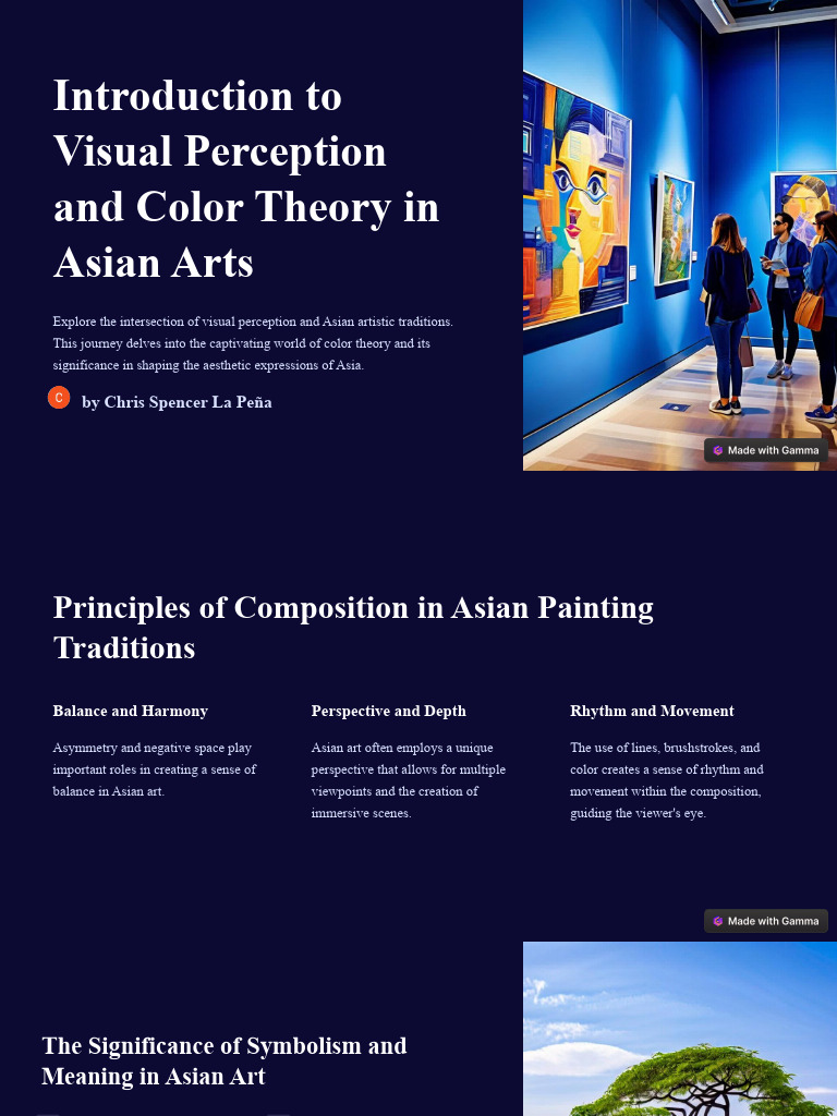 Introduction 1 To Visual Perception and Color Theory in Asian Arts | PDF | Paintings ...