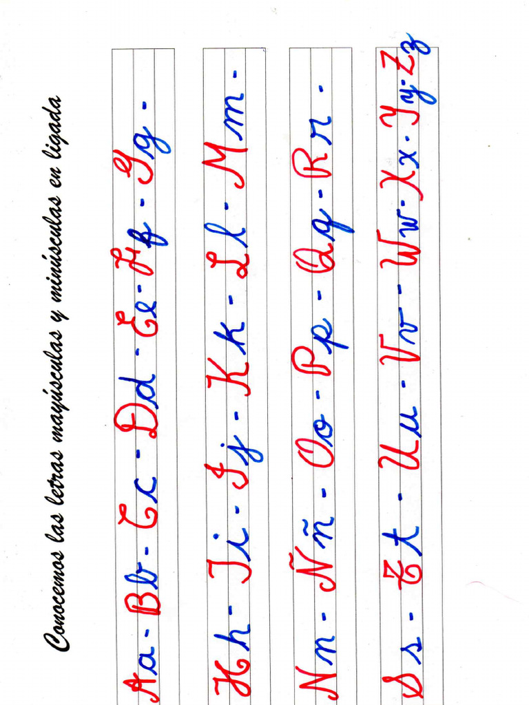 Abecedario Ligada | PDF