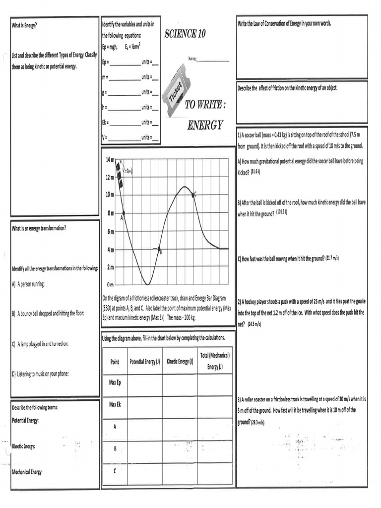 Ticket To Write - Energy | PDF | Radioactive Decay | Nuclear Reaction