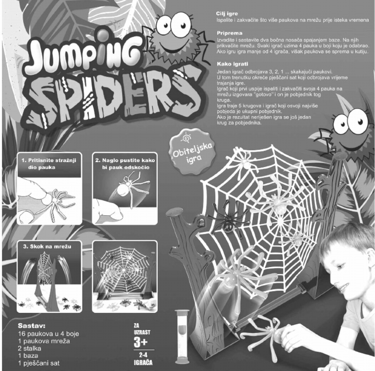 Uputstva Igra Skakajuči Pauk 3850360096666 | PDF