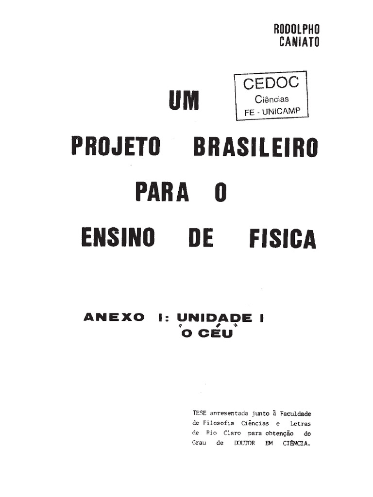 PBEF Unidade1 Ceu | PDF