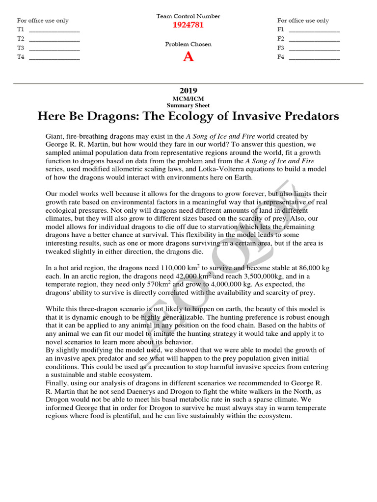 Here Be Dragons: The Ecology of Invasive Predators | PDF