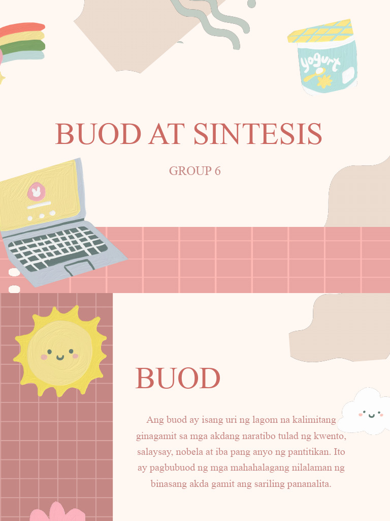 Group 5 - Buod at Sintesis | PDF