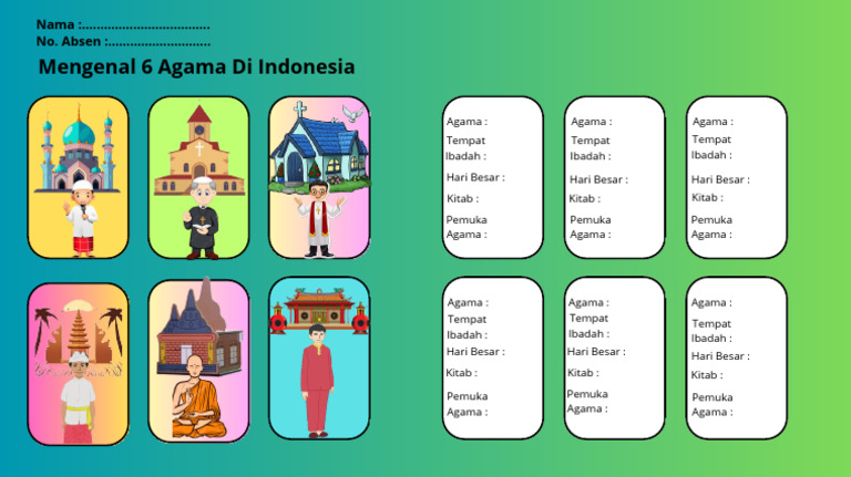 Mengenal 6 Agama di Indonesia | PDF | Ilmu Sosial | Filsafat