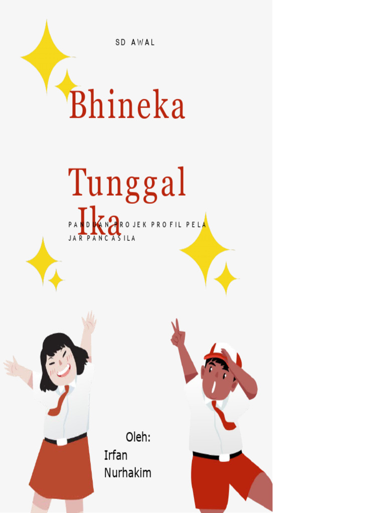 Contoh P5 - Tema - Bhineka Tunggal Ika | PDF | Kesehatan Holistik