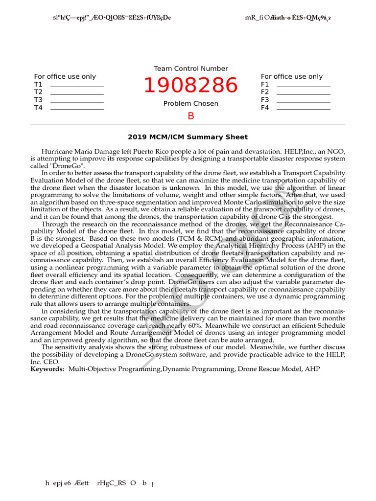 2019 MCM/ICM Summary Sheet: "校苑数模"微信公众号，获取更多资料 math-o 获取免费课程 | PDF ...