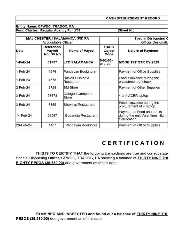Sample CDR | PDF | Payments | Money