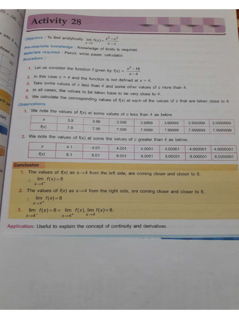 Maths Activity | PDF