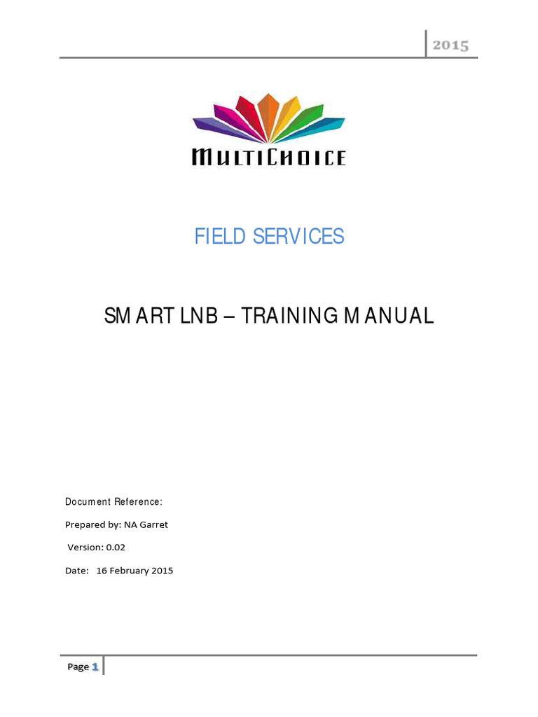 Smart LNB Training Manual | PDF | Set Top Box | Radio Technology