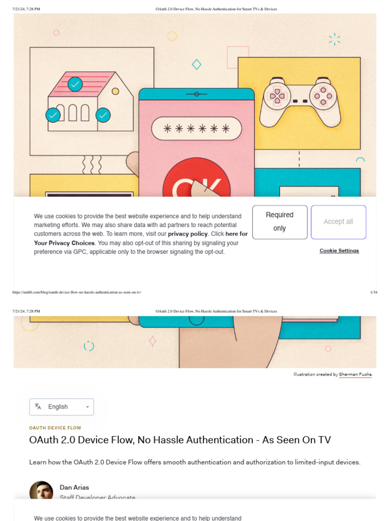 OAuth 2.0 Device Flow, No Hassle Authentication For Smart TVs & Devices | PDF | Http Cookie ...