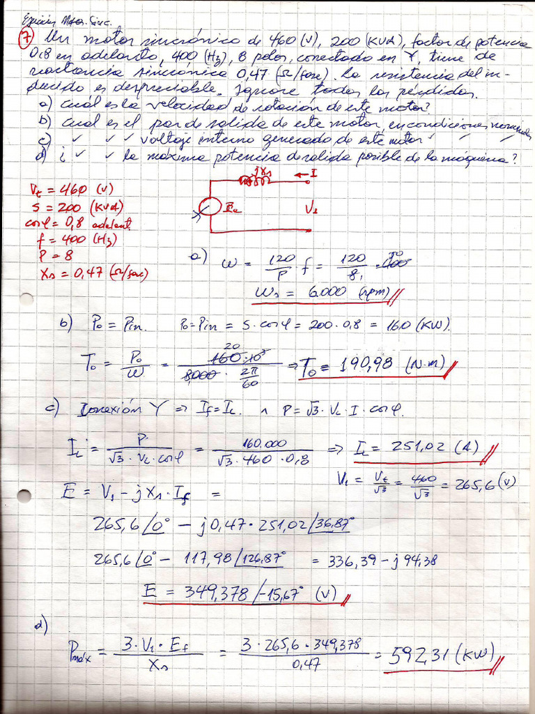 Ejerc 7 Maq Sinc | PDF