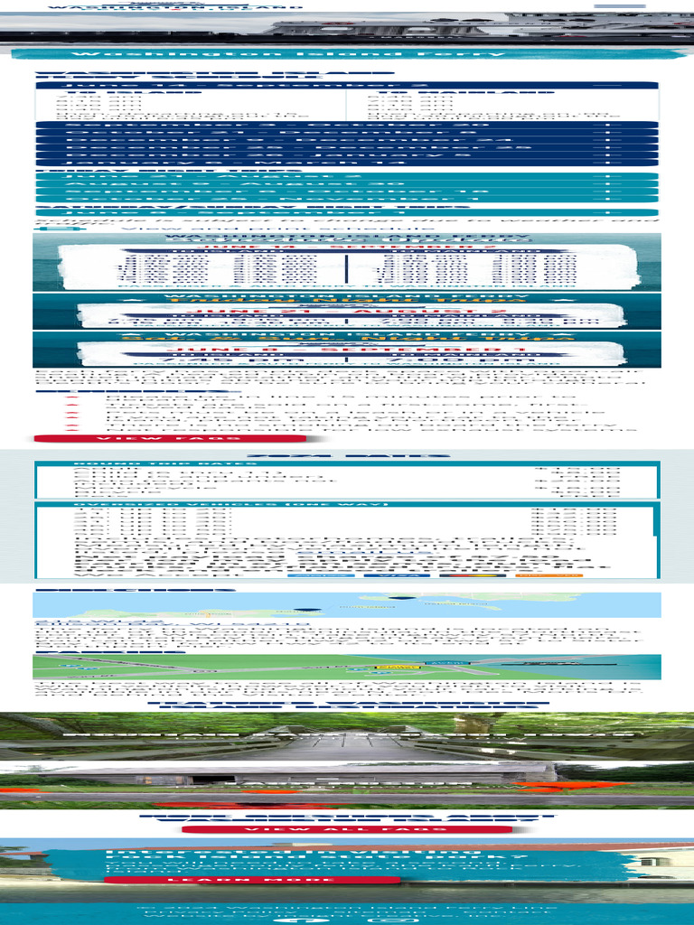 Washington Island Ferry Schedule 2024 | PDF | Semi Trailer Truck ...