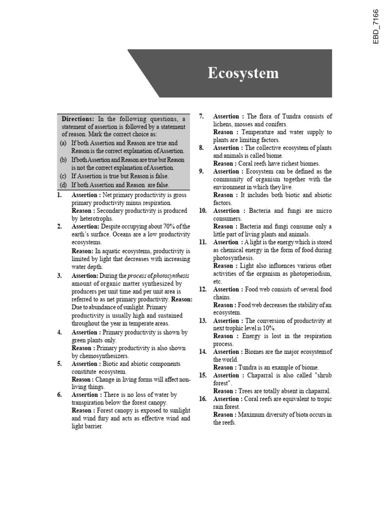 Ecosystem | PDF | Ecosystem | Food Web