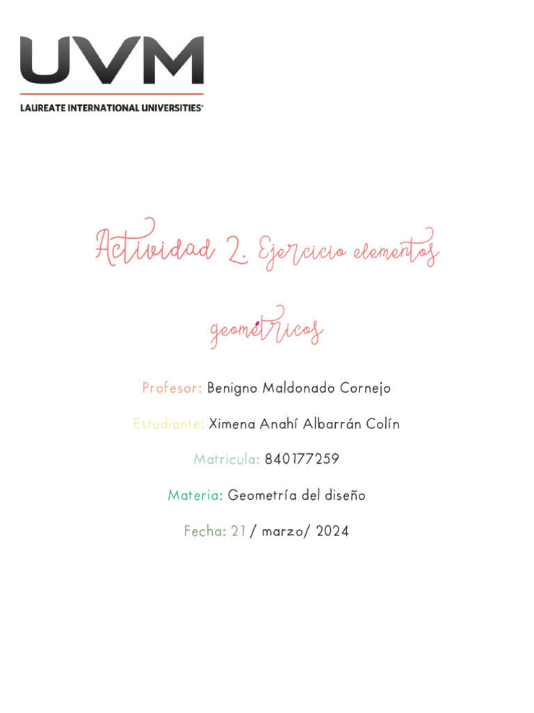 A2 Geometria | PDF | Perspectiva (Gráfica) | Geometria clasica