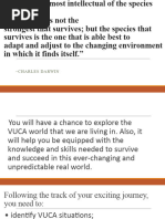 Analyzing Literature To Understand Unchanging Values in The VUCA World ...