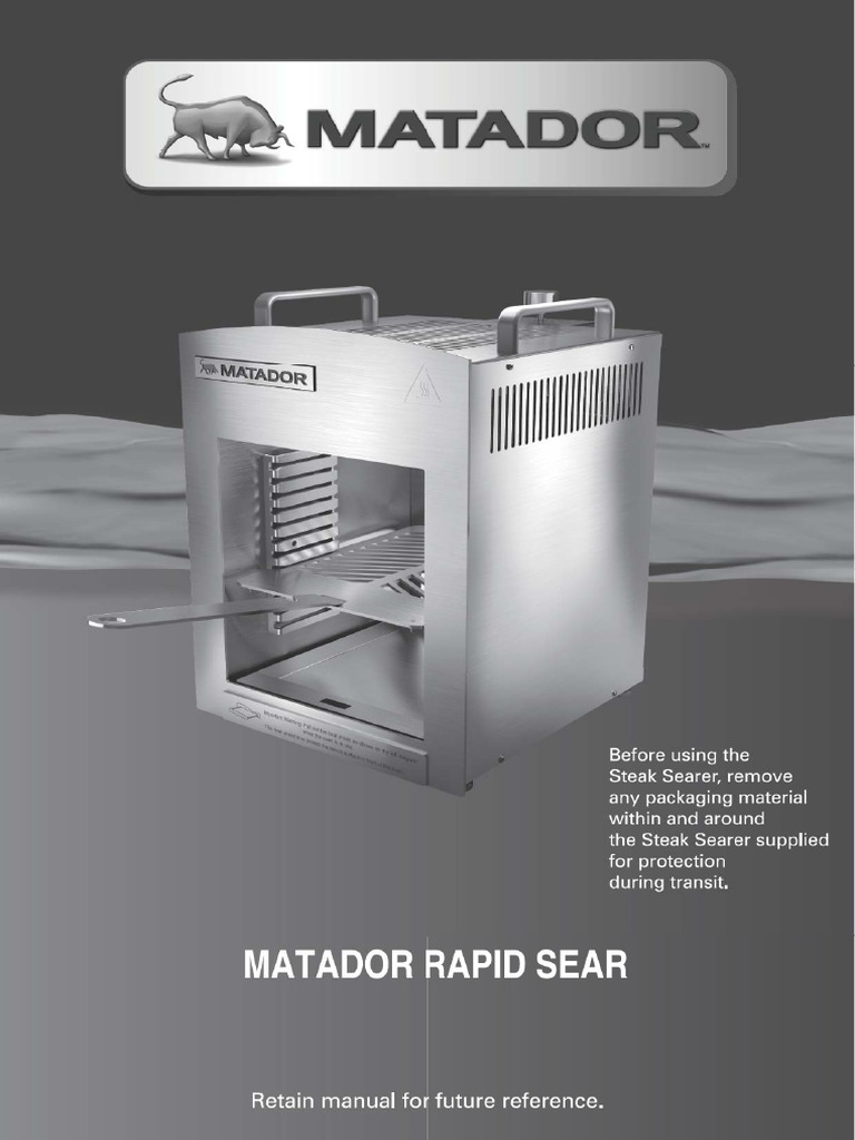 Matador Steak Searer | PDF