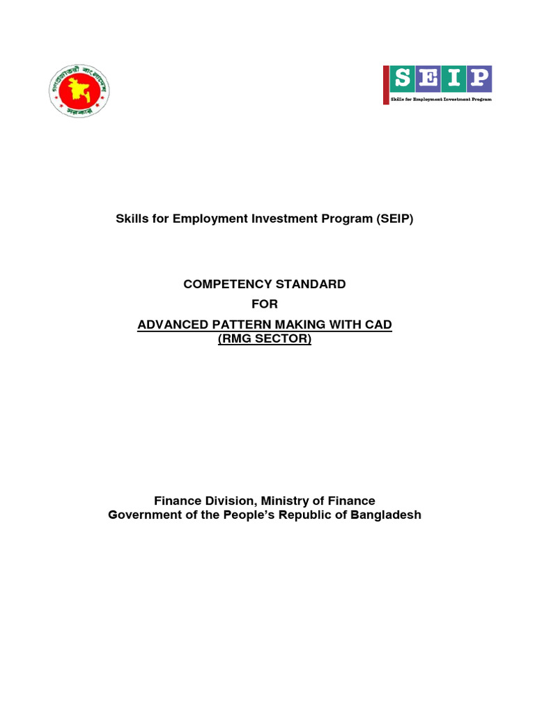 CS For Advanced Pattern Making With CAD | PDF | Occupational Safety And ...