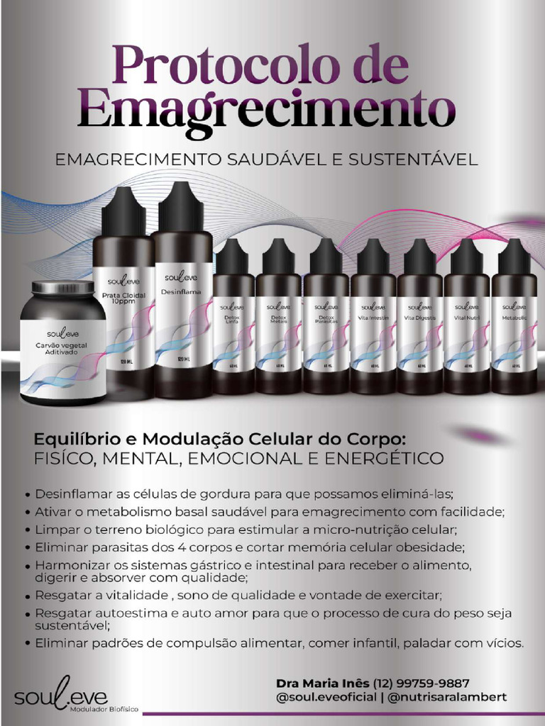 Protocolo de Emagrecimento Soul - Eve | PDF