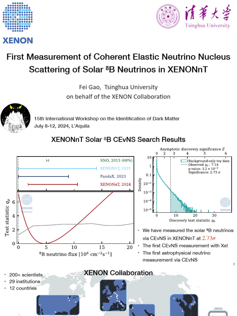 Xenonnt Cevns Newresults Idm 2024 | PDF | Particle Physics | Physics