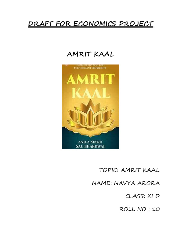 Amrit Kaal | PDF | Infrastructure | Poverty