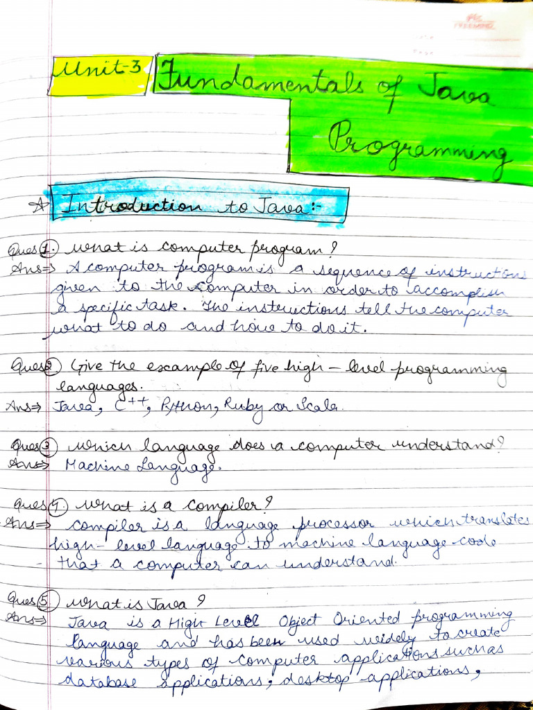 Unit 3 Java | PDF