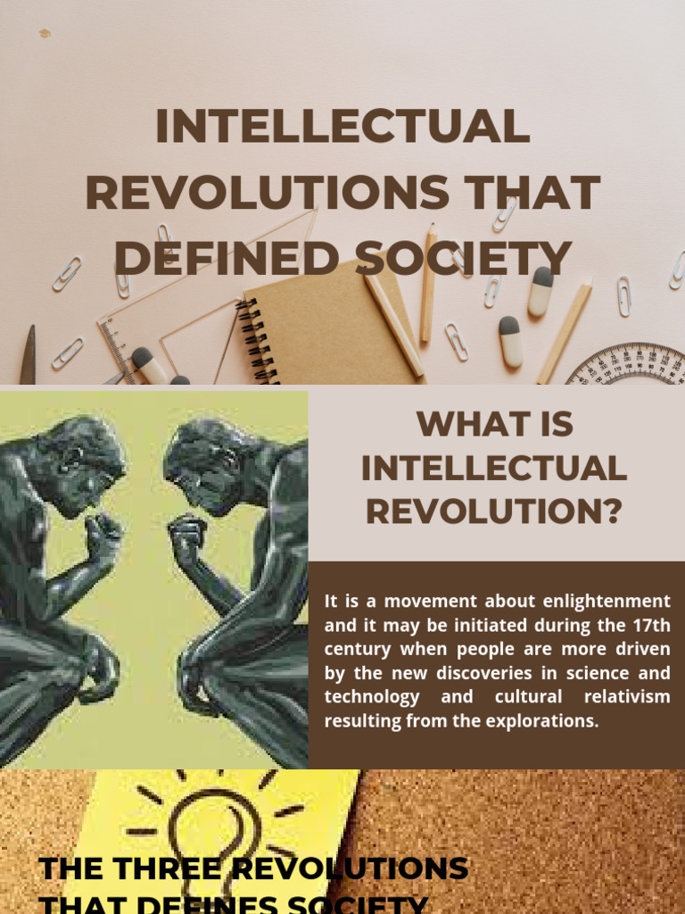 Intellectual Revolutions That Defined Society Group 1 | PDF ...