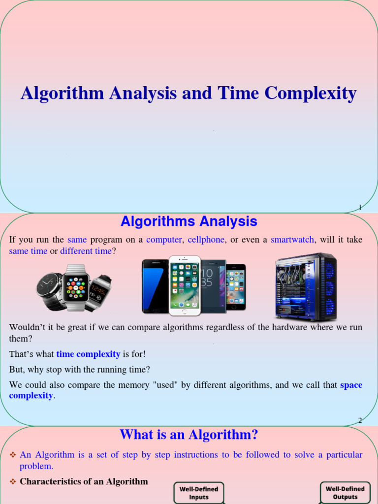 2 Algorithm Analysis and Time Complexity | PDF | Time Complexity ... 2 Algorithm Analysis and Time Complexity | PDF | Time Complexity ...