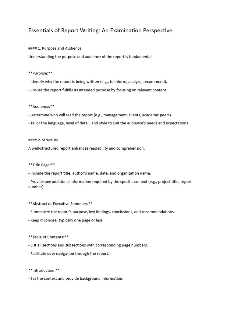 Essentials of Report Writing | PDF | Proofreading | Editing