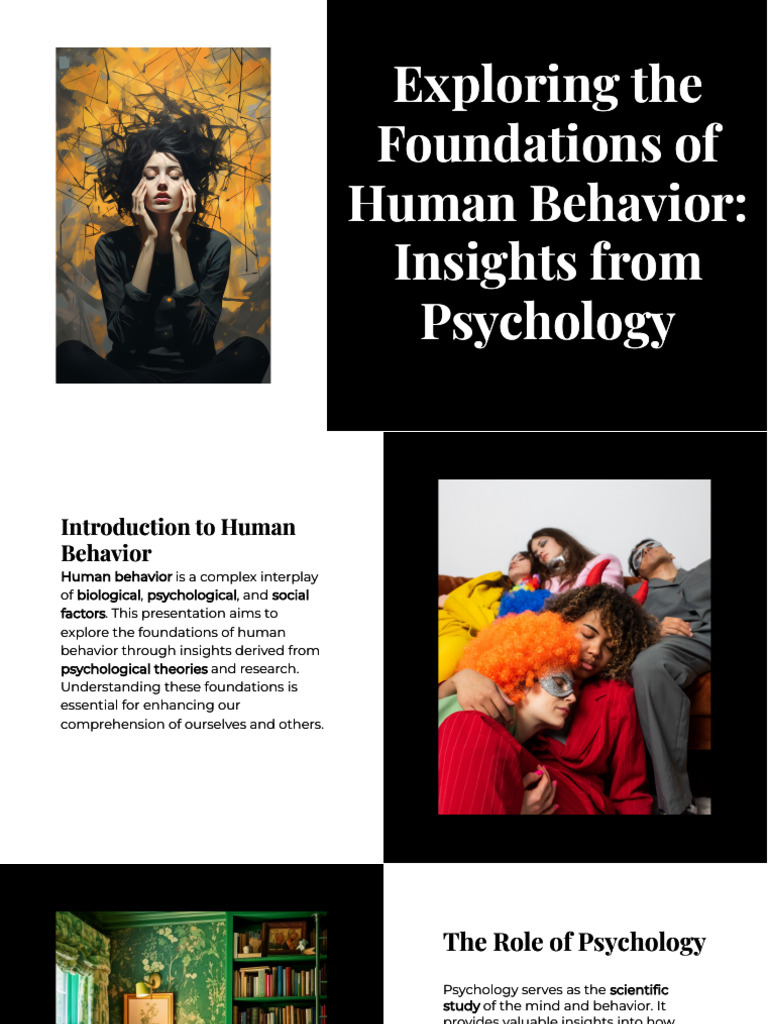 Foundations of Human Behavior Insights From P | PDF | Emotions | Psychology
