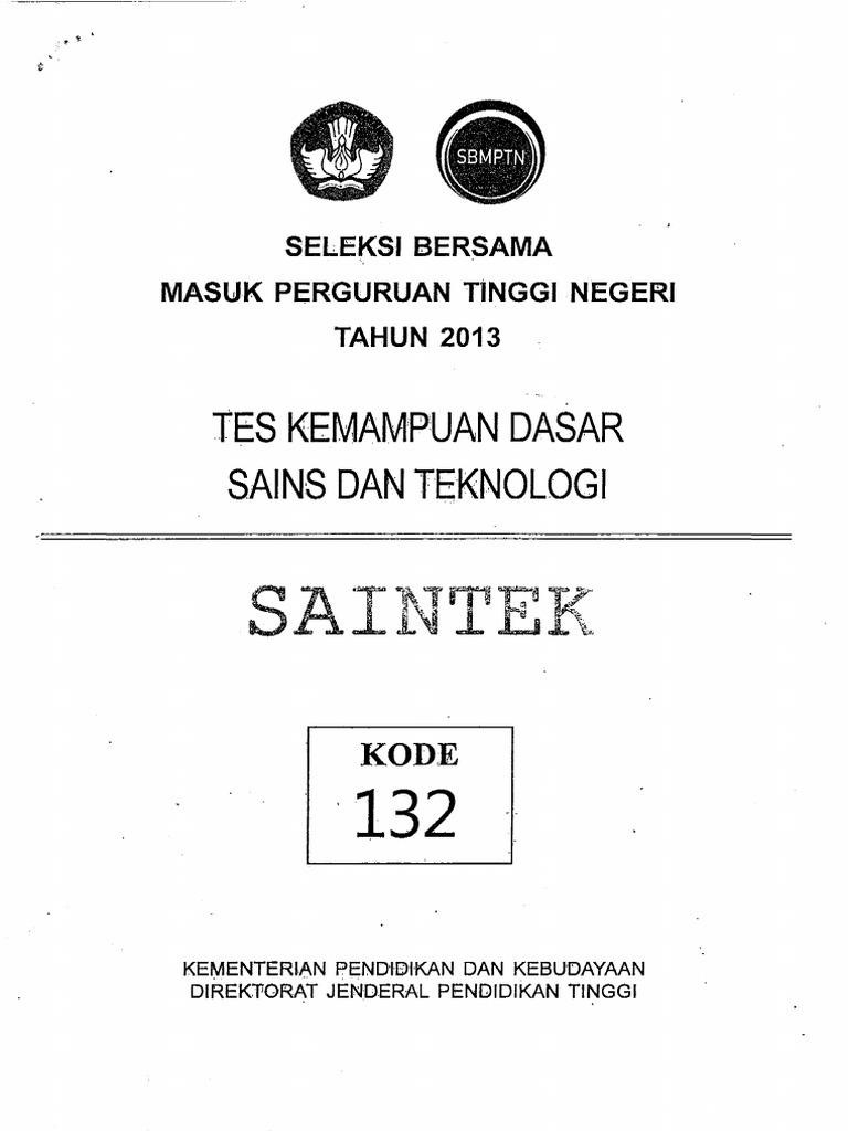 Soal Utbk Saintek | PDF