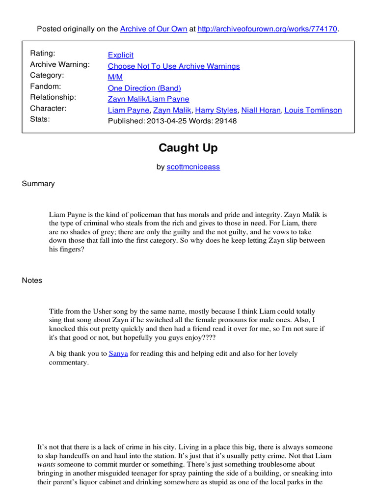 Caught Up | PDF | One Direction