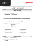 Mobil DTE 24 Safety Data Sheet | PDF | Toxicity | Waste Management