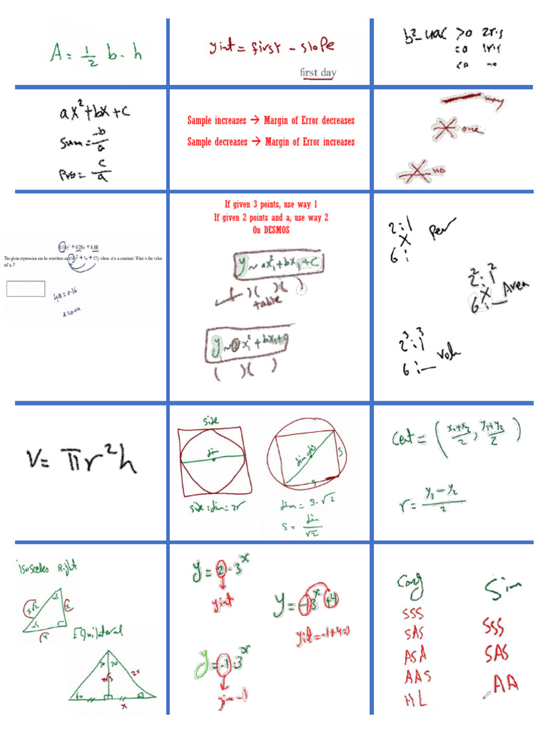Math Notes | PDF